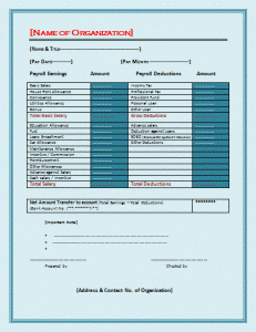 Free Payroll Template | Professional Word Templates