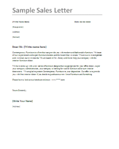 Free Sales Letter Samples | 4+ Word & PDF Formats | Professional Word ...