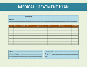 Treatment Plan Template | Professional Word Templates